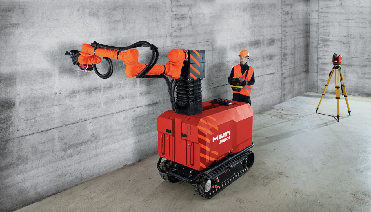 Jaibot drilling robot - Hilti Emirates