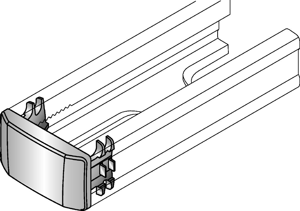 MM-E Channel end cap - Modular support system accessories - Hilti ...
